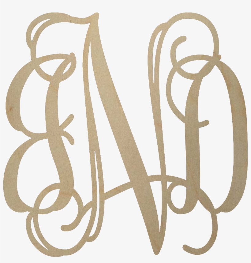 Wooden Monogram - Calligraphy PNG Image | Transparent PNG Free Download ...