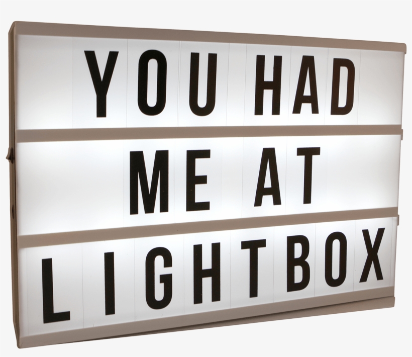 4 Of 5 A3 Large Cinematic Light Box Light Up Cinema PNG Image ...