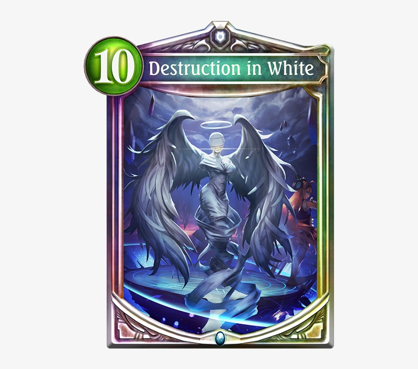 Unevolved Destruction In White - Shadowverse Renascent Seraph PNG Image ...