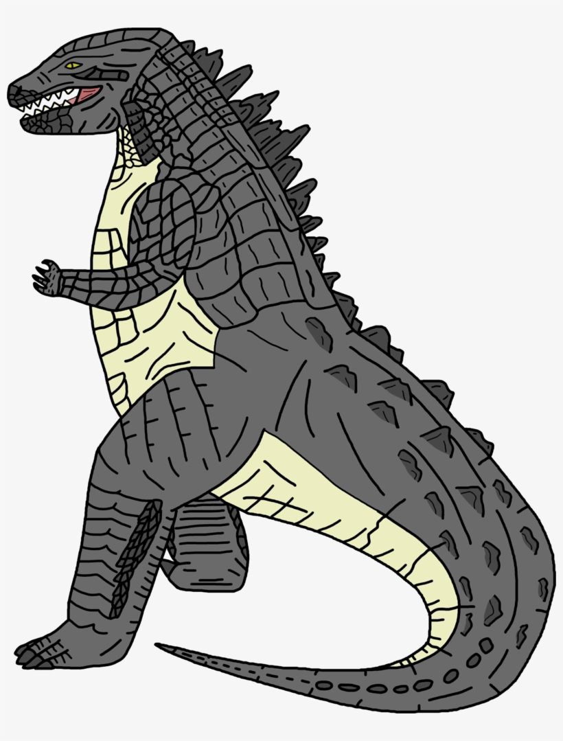 Drawn Alligator Godzilla - Illustration PNG Image | Transparent PNG ...