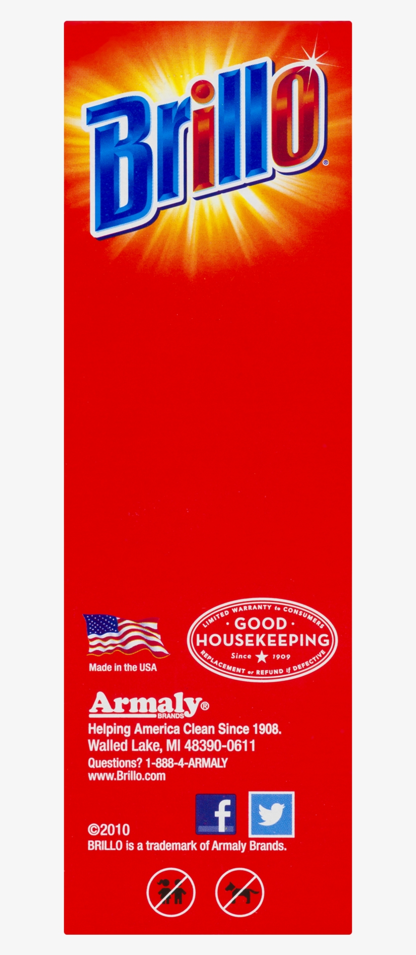 Armaly Brands, Brillo Lemon Fresh Scent Steel Wool - Brillo Pad PNG ...