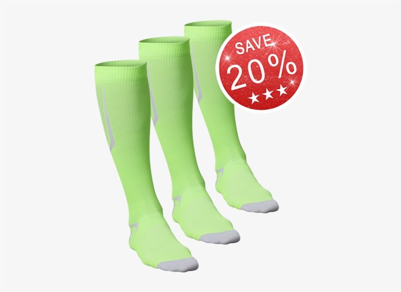 3x Special Sports Line Neon-green - Sock PNG Image | Transparent PNG ...