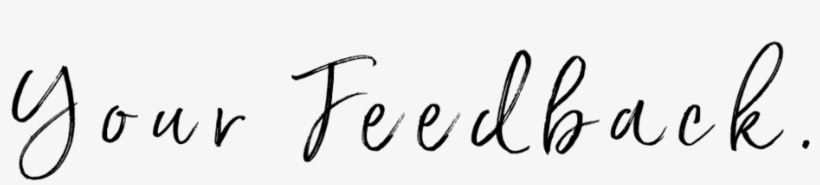 Feedback Header - Calligraphy PNG Image | Transparent PNG Free Download ...