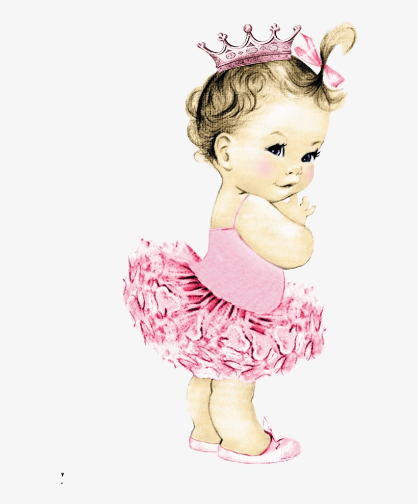 Baby Girl Blanket Png - Vintage Princess Baby PNG Image | Transparent ...