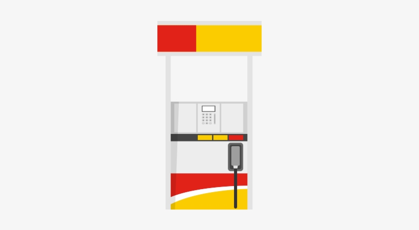 Find A Participating Gas Station - Shell Gas Pump Vector PNG Image ...
