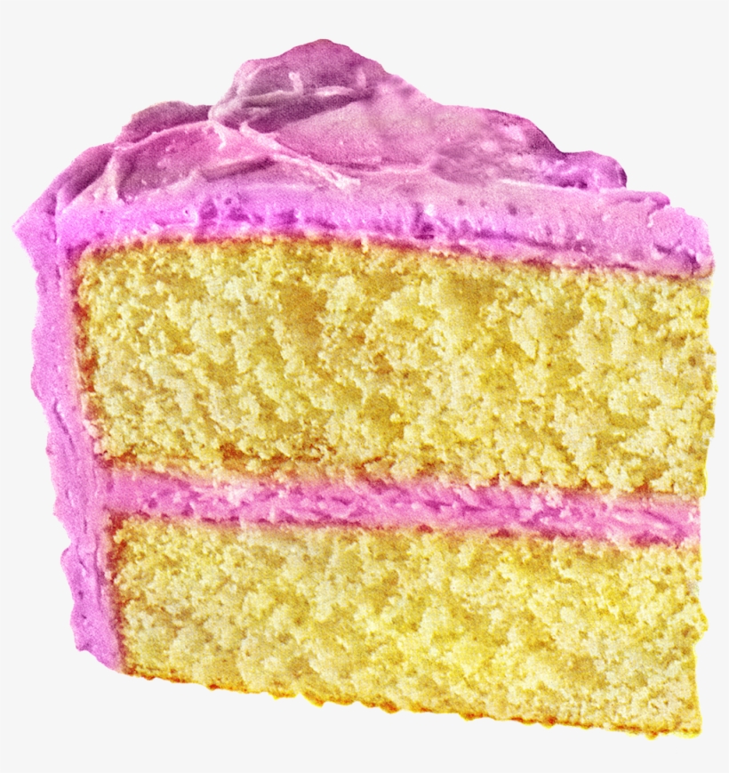 Cakeslicepink - Slice Of Pink Cake PNG Image | Transparent PNG Free ...