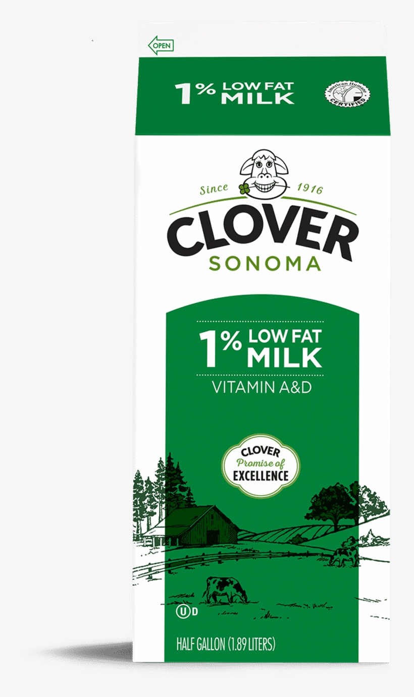 Clover 1% Milk PNG Image | Transparent PNG Free Download on SeekPNG