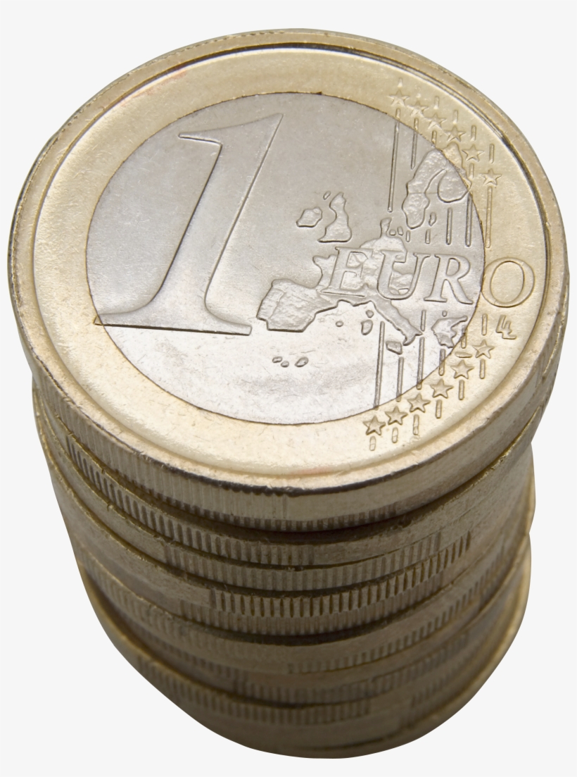 Download Stack Of Euro Coins | Transparent PNG Download | SeekPNG