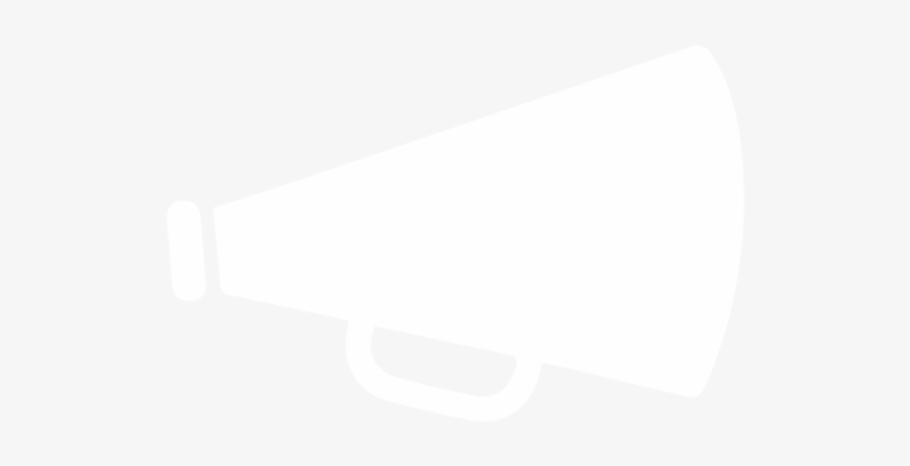 Megaphone Clipart Partisan - Transparent Background White Megaphone PNG ...