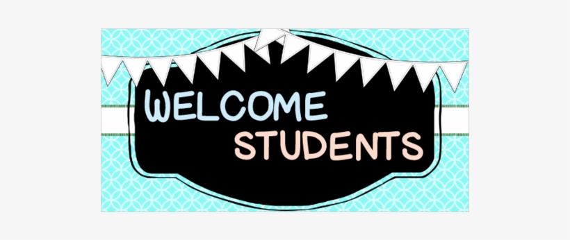 Welcome Students Basic Vinyl Banner - Graphic Design PNG Image ...