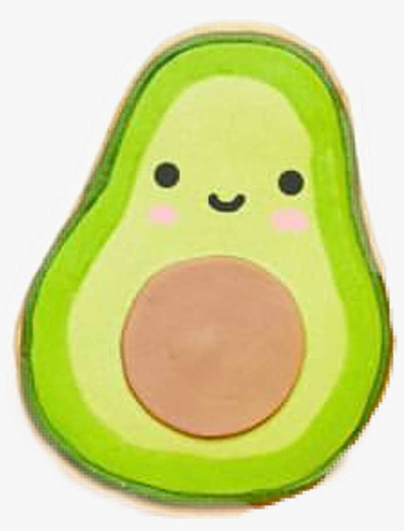 Download Avocado Sticker - Cute Avocado Transparent Background ...