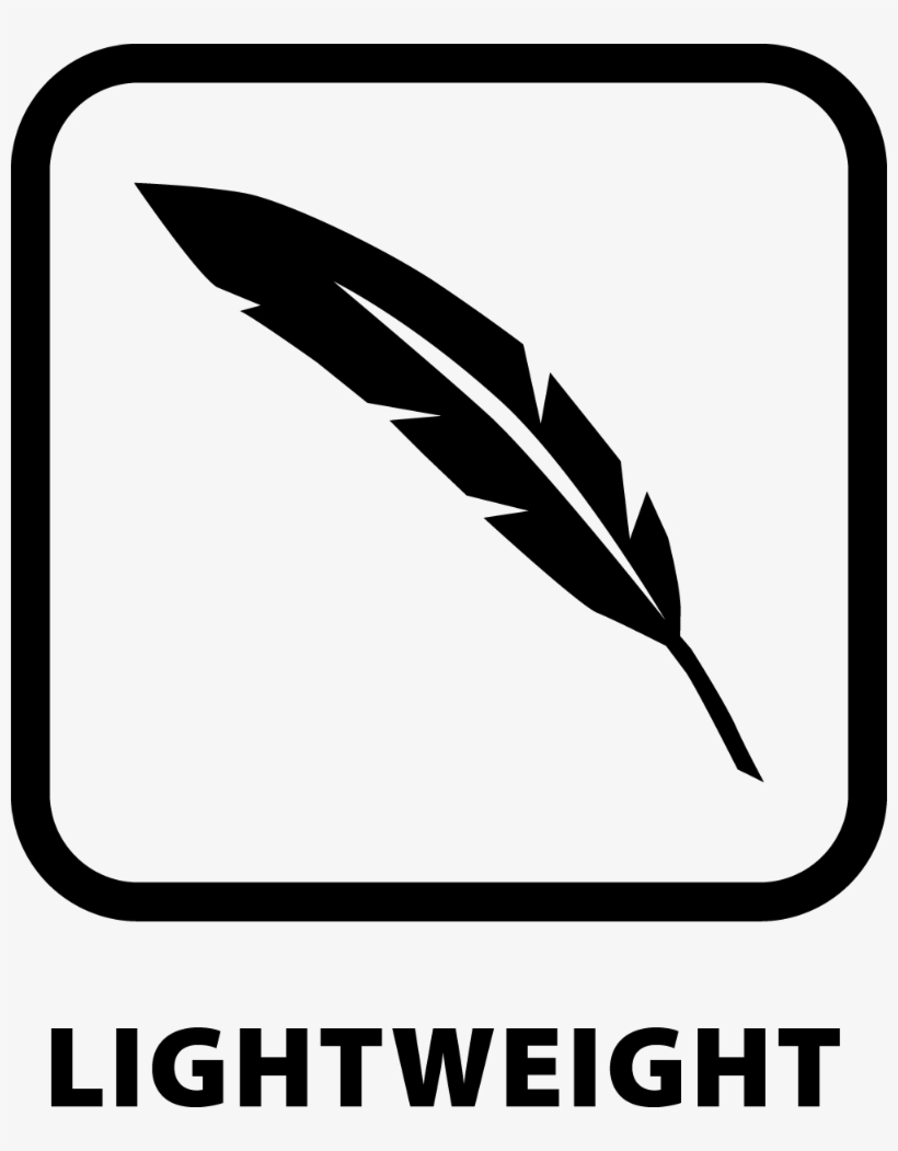 Light Weight Feather Icon - Easy To Carry Icon PNG Image | Transparent ...