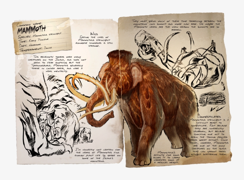 Mammoth - Ark Dinos PNG Image | Transparent PNG Free Download on SeekPNG