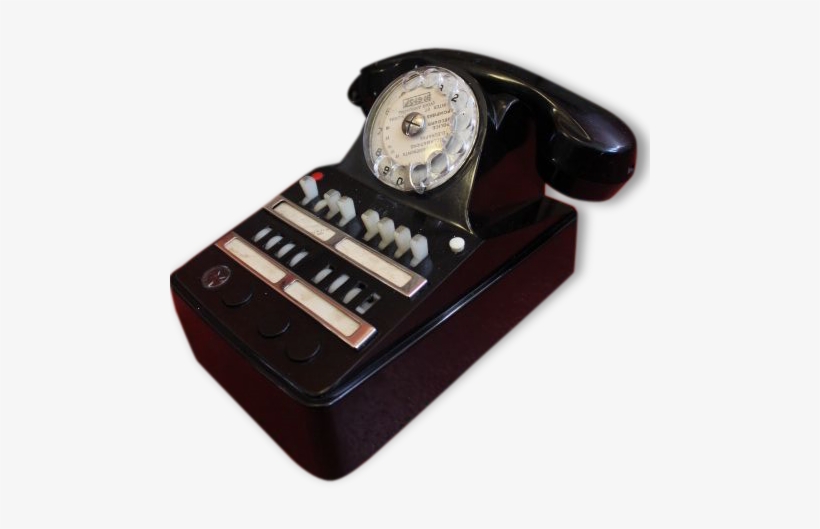 Phone Old Telephone Switchboard In Bakelite - Corded Phone PNG Image ...