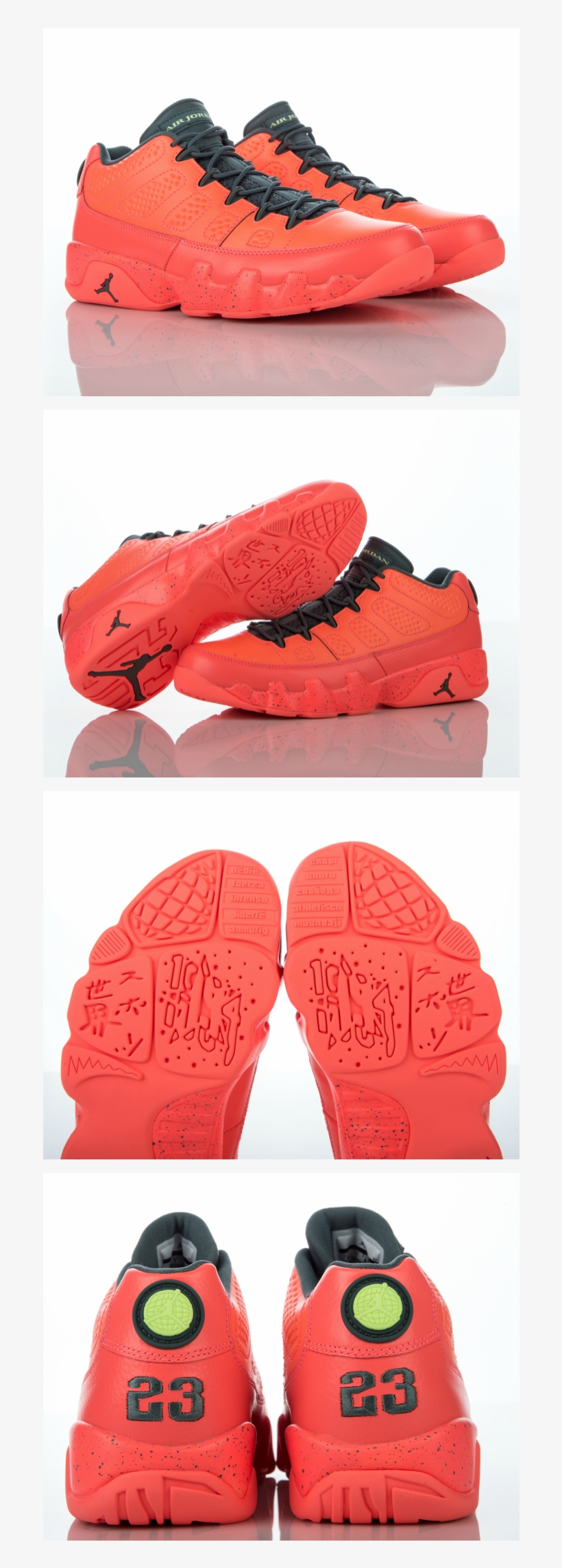 This Bright Mango Jordan Retro 9 Low Has Arrived - Nike Free PNG Image ...