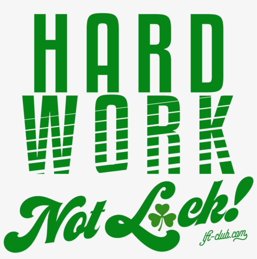 Hard Work Not Luck Women's Racerback Crop Tank PNG Image | Transparent ...