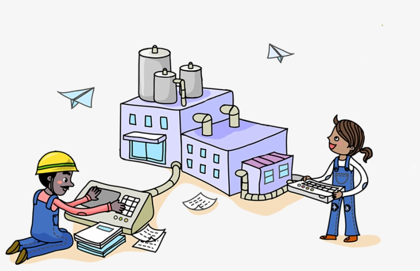 Download Mechanical Clipart Manufacturing Engineer - Cartoon ...