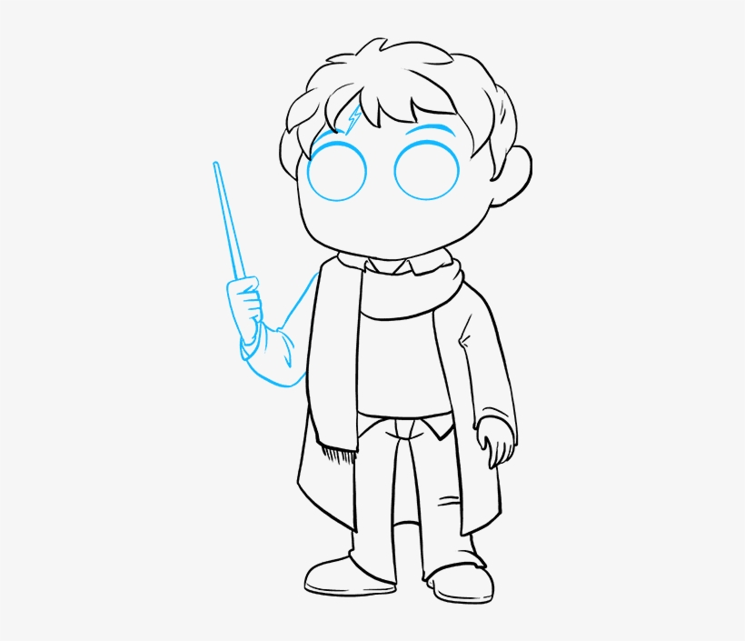 Download How To Draw Harry Potter - Harry Potter Drawing Line ...