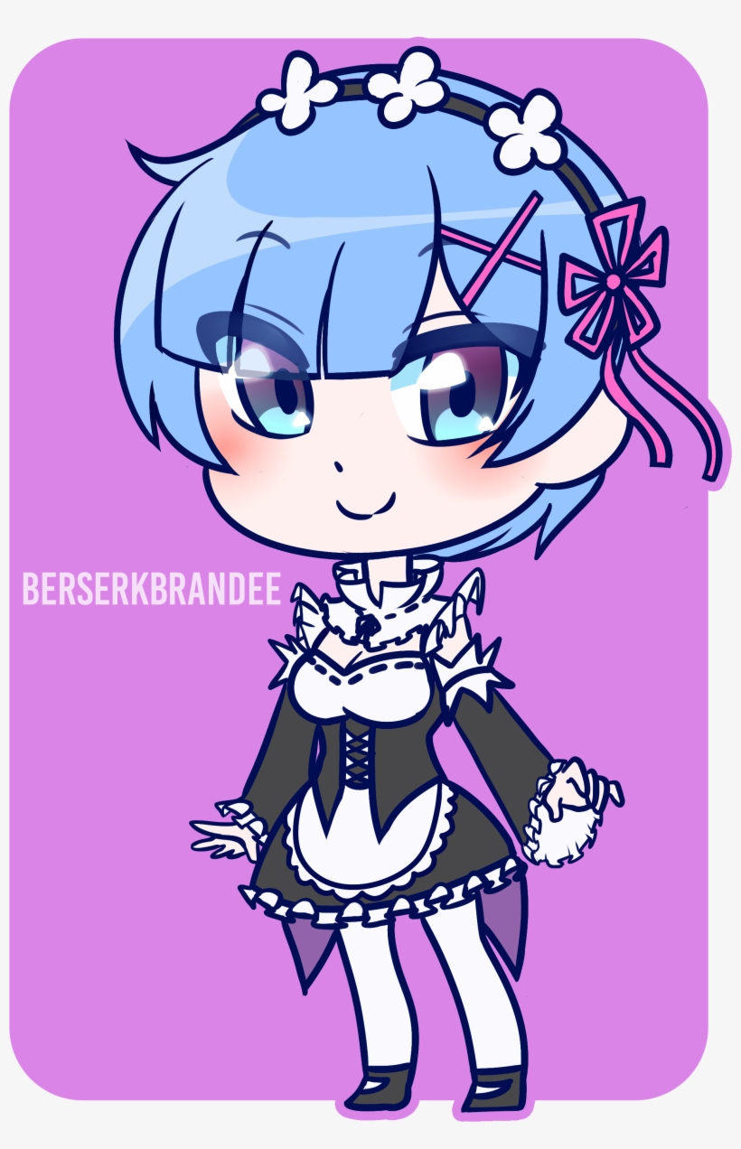 Rem Chibi Commission - Cartoon PNG Image | Transparent PNG Free ...