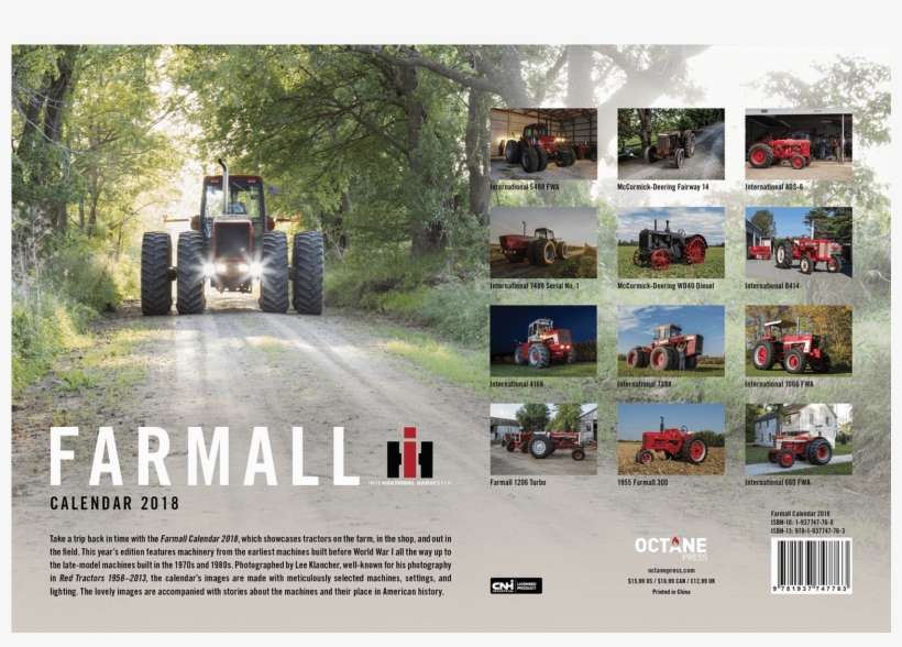 Farmall Tractor Calendar 2018 Shop Case Ih - Trailer Truck PNG Image ...
