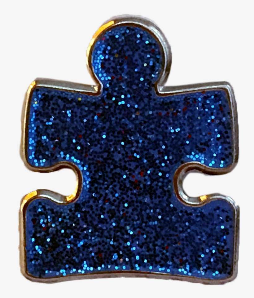 Download Autism Speaks Glitter Puzzle Piece Lapel Pin - Cross ...