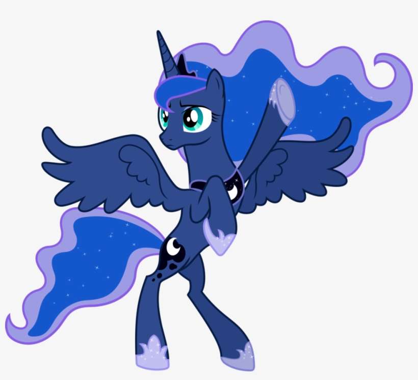 Fanmade Luna Eclipsed Vector - Luna Mlp Png PNG Image | Transparent PNG ...