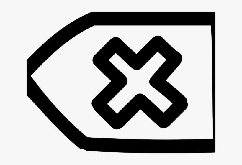 Drawn Cross Outline - Icon PNG Image | Transparent PNG Free Download on ...