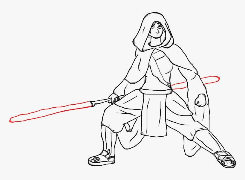 Robes Drawing Sith - Sketch PNG Image | Transparent PNG Free Download ...