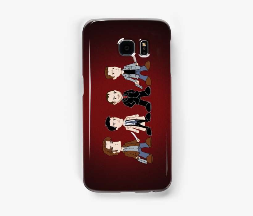 Sam, Dean, Castiel, Crowley By Rexraygun - Iphone PNG Image ...