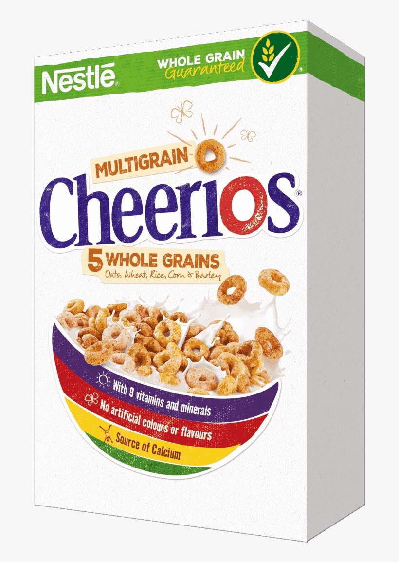 Cheerios Multigrain Wholesome Cereal - Nestle Cheerios PNG Image ...