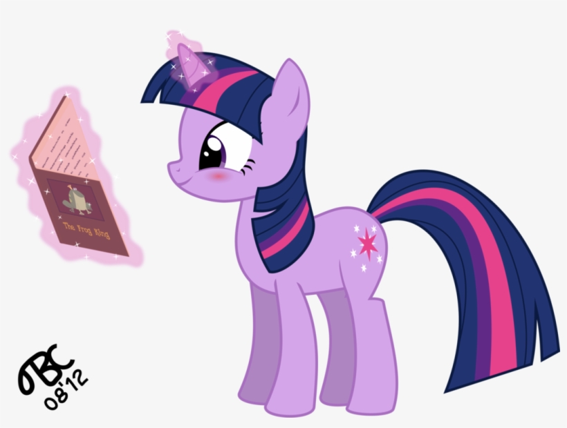 It's Elementary, My Dear Rainbow - Mlp Twilight Sparkle Reading A Book ...
