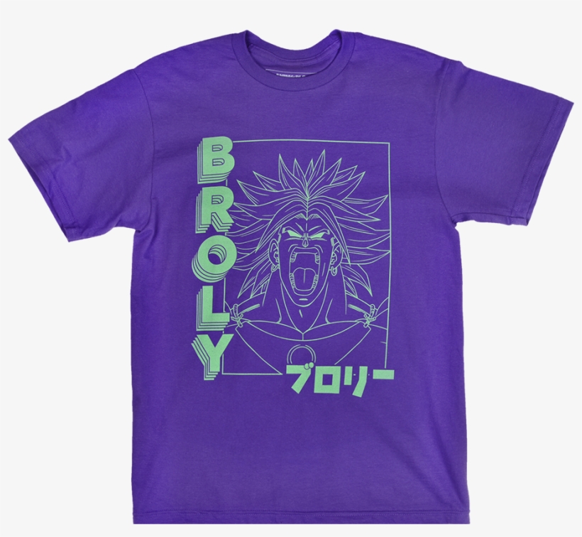 Dragon Ball Z Broly The Legendary Super Saiyan Purple - Graphic Design ...