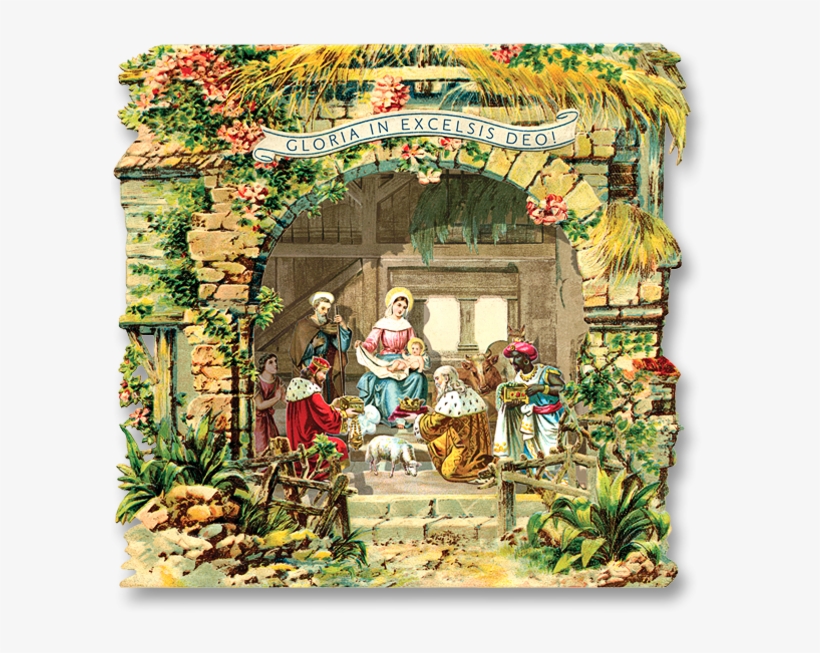 Thurible No Combo Papermodelkiosk - Creche Sainte A Papier PNG Image ...