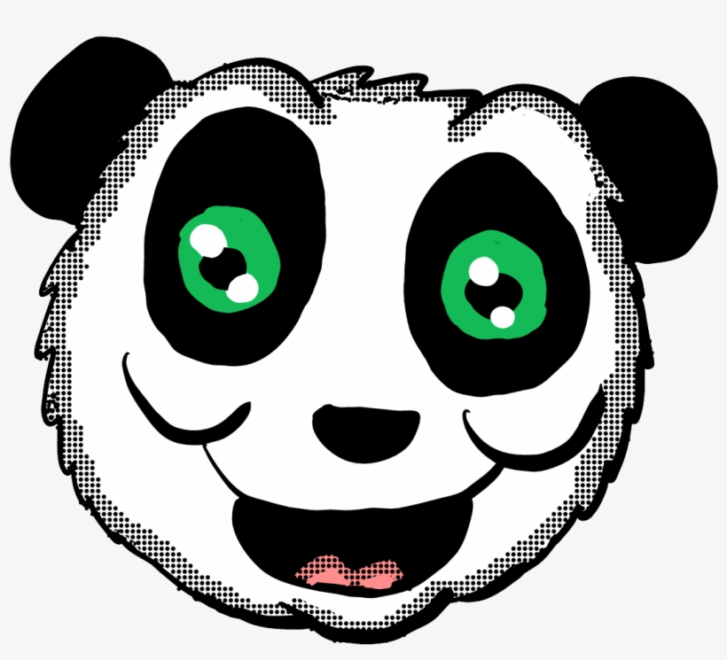 Cartoon Panda Head Ericallen' Artist PNG Image | Transparent PNG Free ...