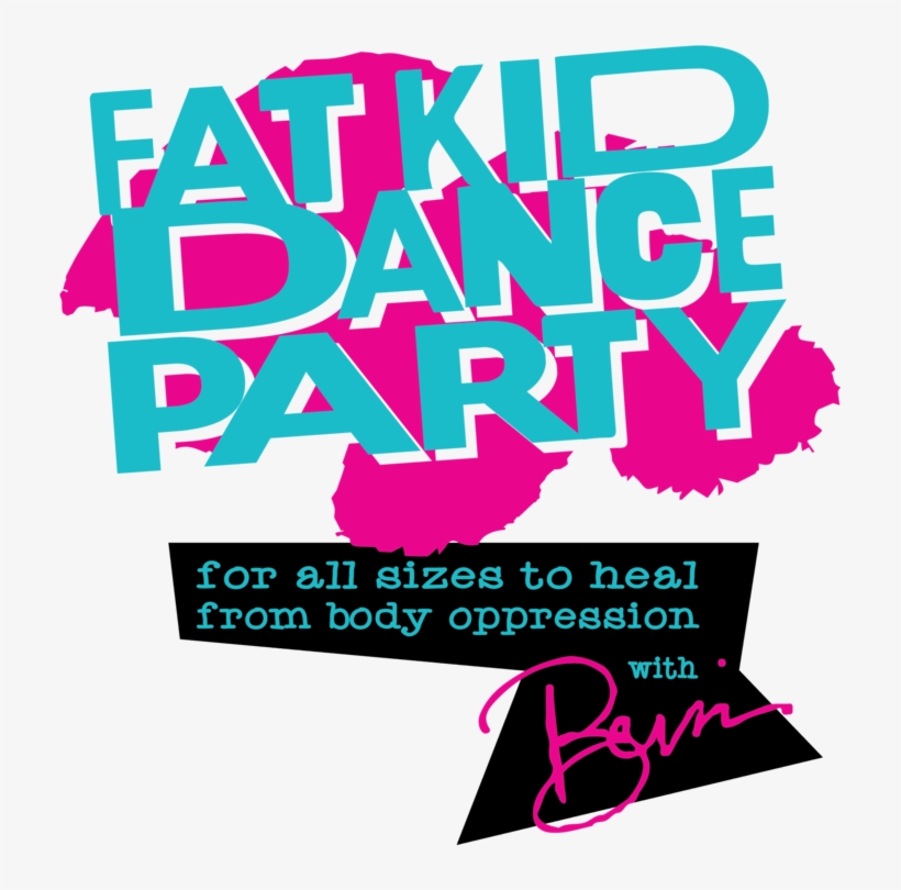 Fat Kid Dance Party Logo - Poster PNG Image | Transparent PNG Free ...