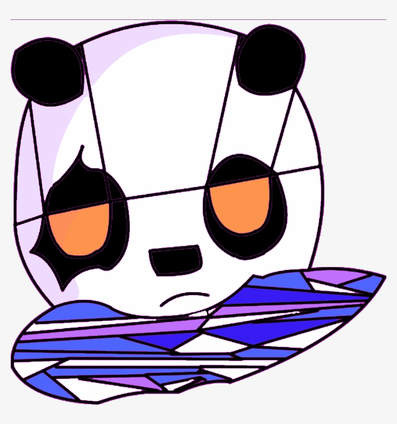 A Chibi Head-icon I Made For My Bud "panda" PNG Image | Transparent PNG ...
