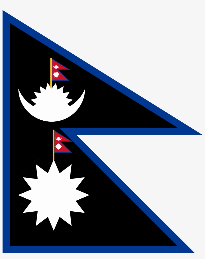 Nepal Space Exploration Flag - Flag Of Nepal PNG Image | Transparent ...