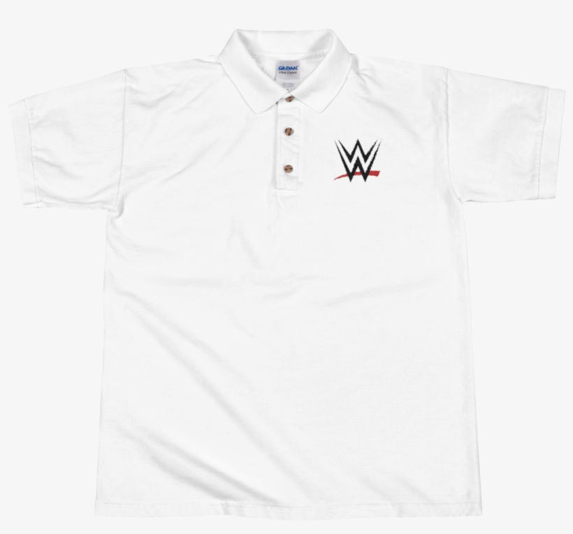Wwe Logo Embroidered Polo Shirt - Wwe Network PNG Image | Transparent ...