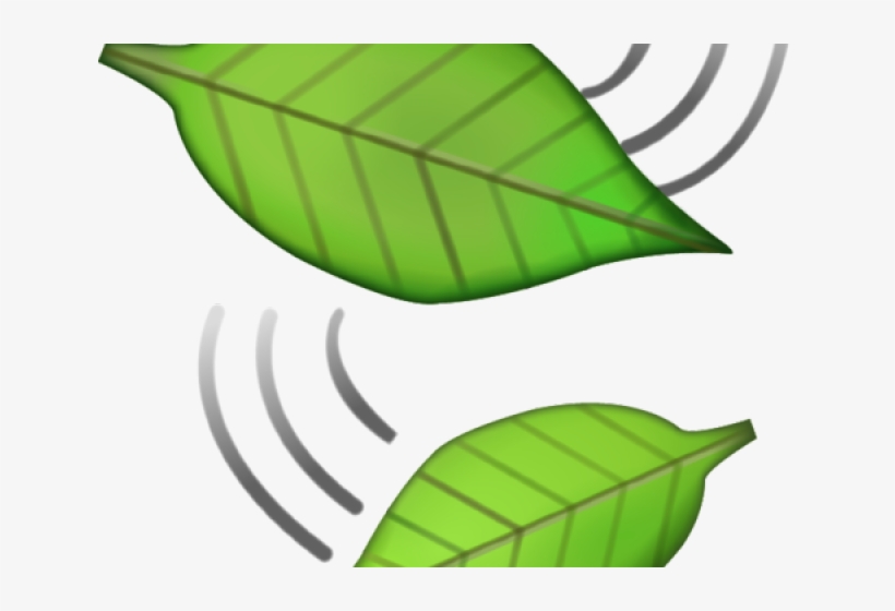 Emoji Clipart Leaf - Leaf Emoji Ios Png PNG Image | Transparent PNG ...