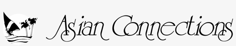 Asian Connection 01 Logo Black And White - 西田 ひかる Sun Dance PNG Image ...