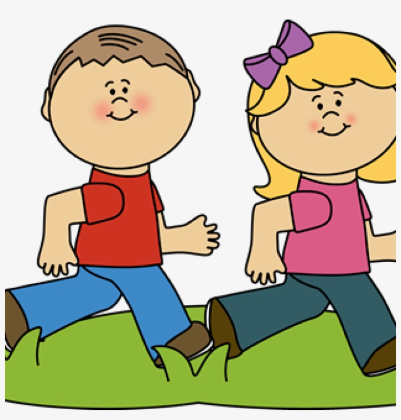 Clipart Running Kids Running At Recess Clip Art Kids - Clipart Children ...