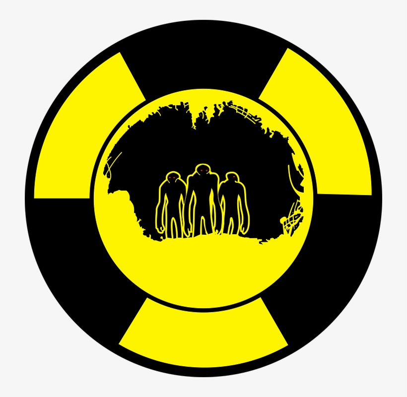 Radioactive Clipart Radiant Energy - Decal Marvel Logo Black And White ...