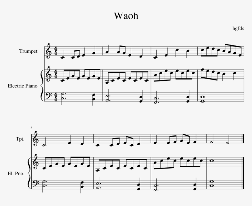 Woah - Sheet Music PNG Image | Transparent PNG Free Download on SeekPNG