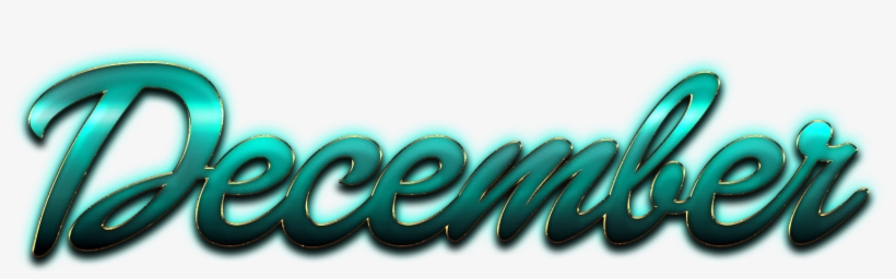 Download December Name Logo | Transparent PNG Download | SeekPNG