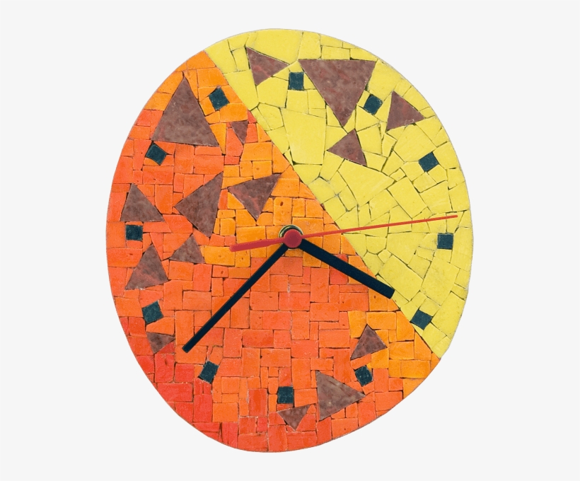 Red Abstract Clock - Circle PNG Image | Transparent PNG Free Download ...