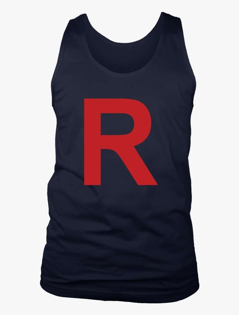 Pokemon Team Rocket "r" Shirt - Active Tank PNG Image | Transparent PNG ...