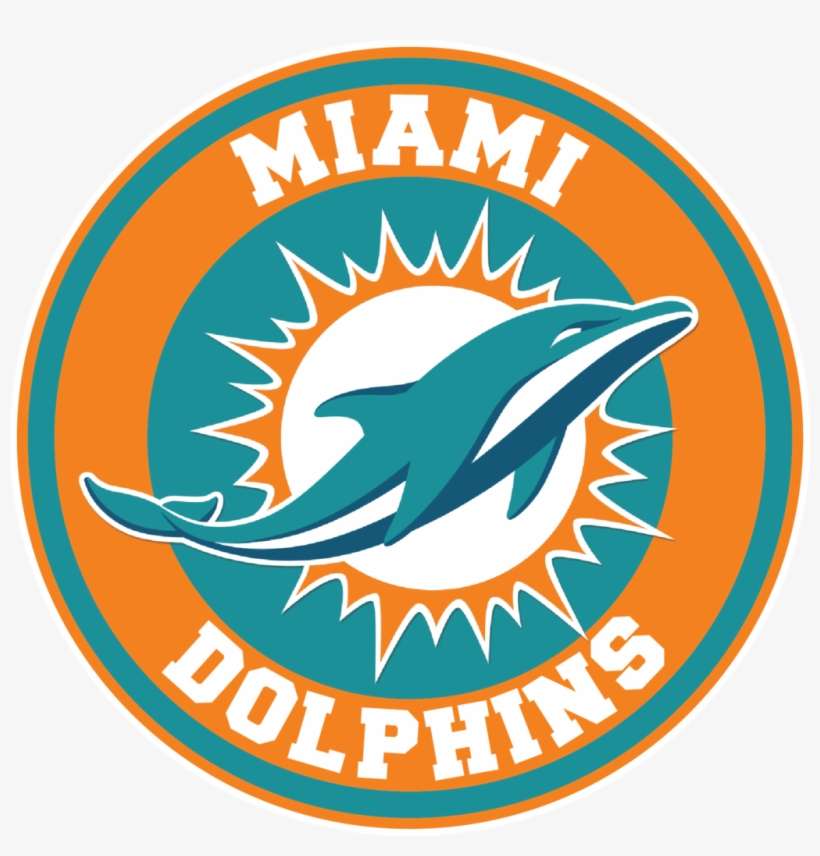 Miami Dolphins Circle Logo Vinyl Decal / Sticker 5 - Patriots Vs ...