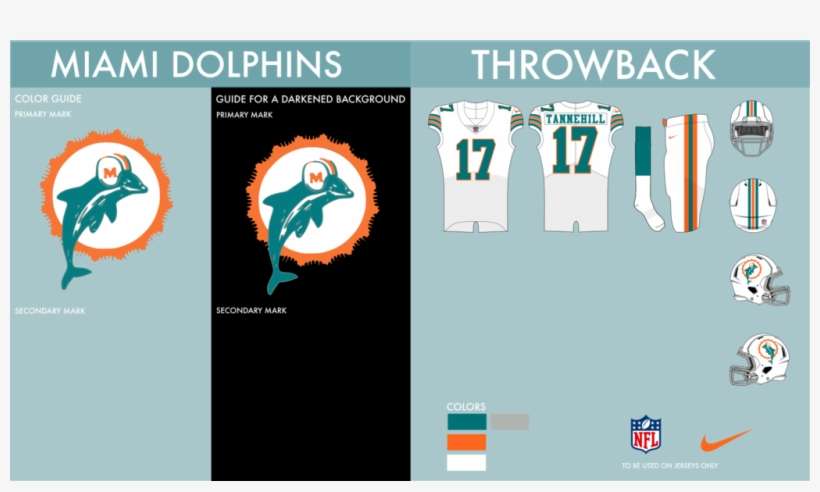 Miami Dolphins Throwback - Miami Dolphins PNG Image | Transparent PNG ...