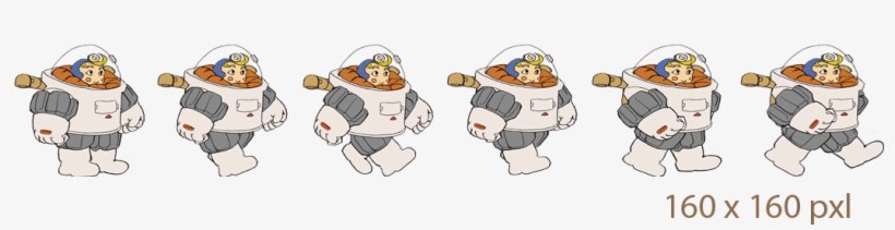 Astronaut Sprite Sheet