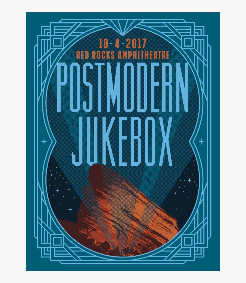 Red Rocks Signed Poster - Postmodern Jukebox Poster PNG Image ...